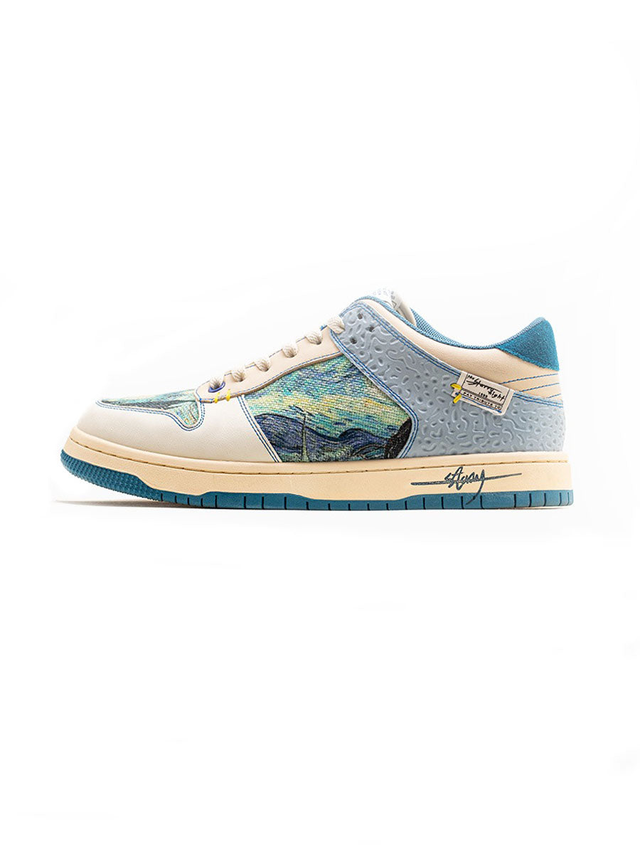 Starry Night Low Cut Canvas Sneakers